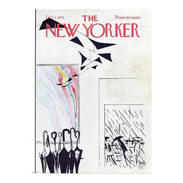Original 1972 New Yorker Cover, October 7, Vintage New Yorker Magazine ...