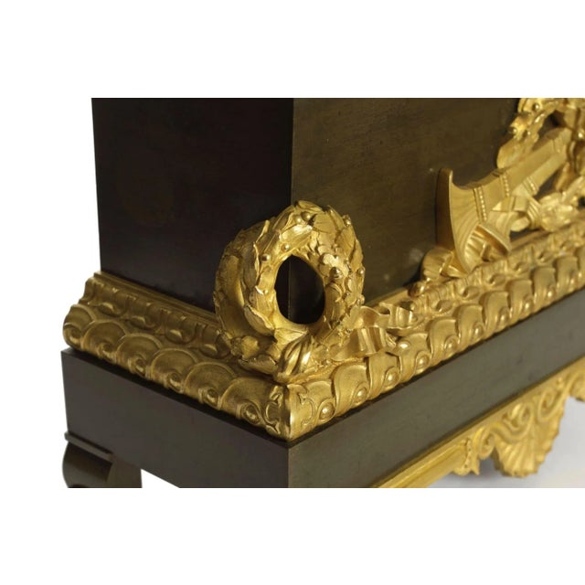 “Horatius & the Fall of Rome” French Empire Antique Bronze Mantel Clock ...