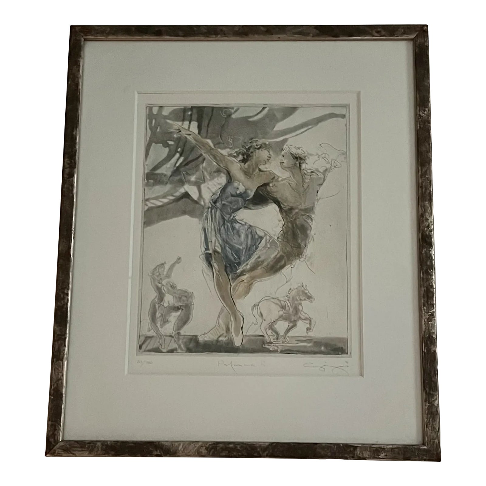 Original Color Etching -Jurgen Gorg -Ballet Dancers -Limited Edition 20 ...
