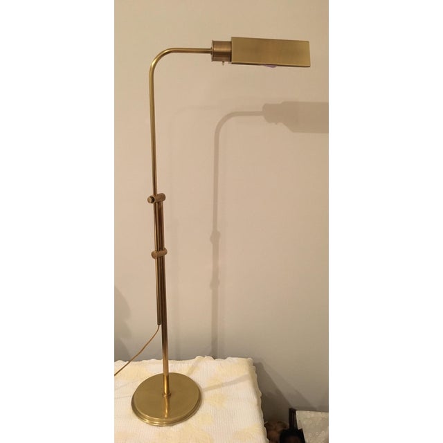 Frederick Cooper Telescoping Brass Floor Lamp | Chairish