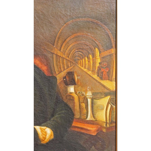 American Folk Art Portrait of Marc Isambard Brunel British Inventor ...