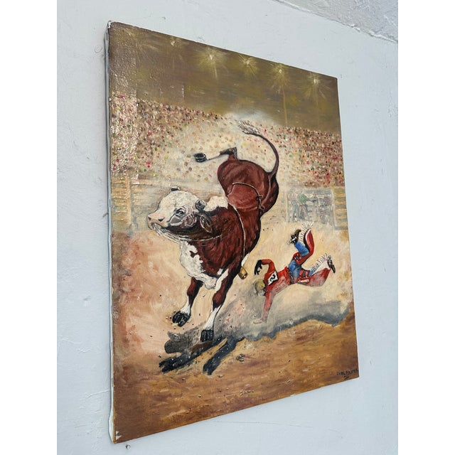 1950’s Mid-Century Modern Carl Foster Painting | Chairish