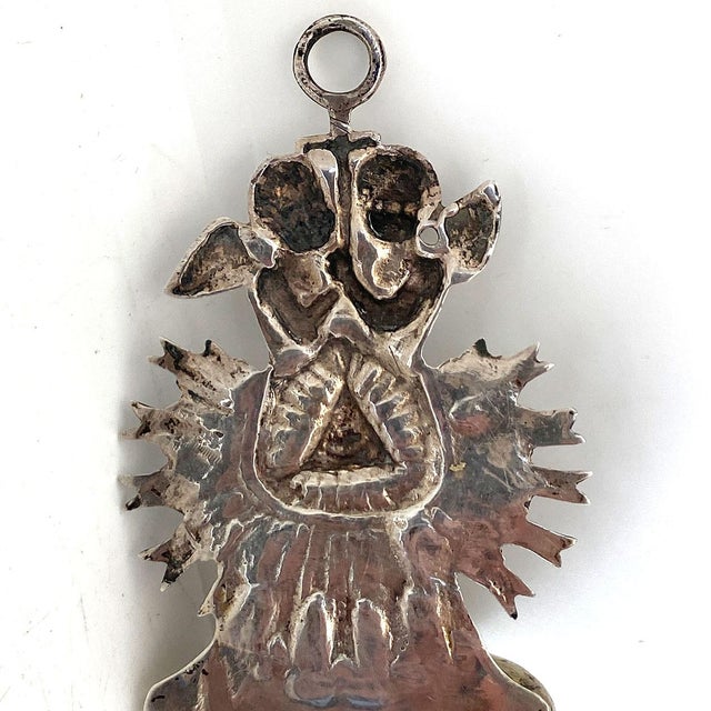 Small German Gilt .800 Silver Ecclesiastical Holy Water Wall Font ...