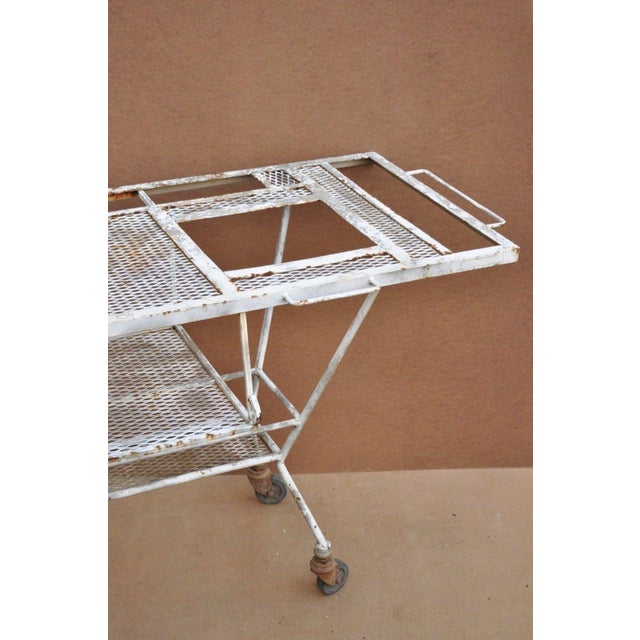20th Century Industrial Steampunk Rolling Bar Cart | Chairish