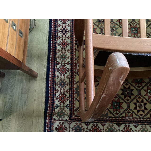 1980s Large Hans J Wegner Rocker for Tarm Stole Og Mobelfabrik-Made in Denver | Chairish