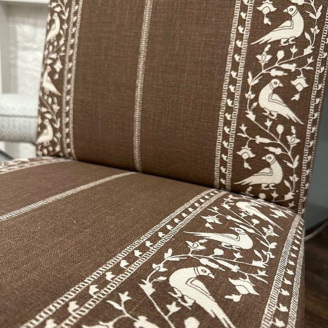 Harrison Higgins Parsons Chair in Lisa Fine Textiles | Chairish