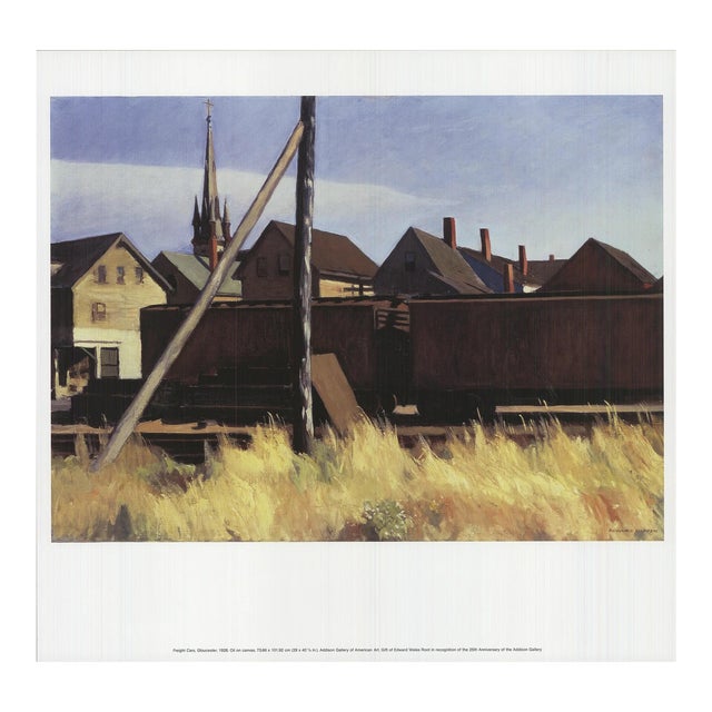 Edward Hopper Freight Cars, Gloucester, 2009 | Chairish