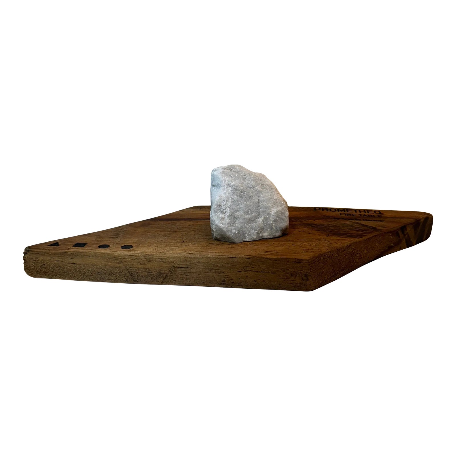 Grey Quarry Stone Object From Prometheo Fire Table by Andres Monnier ...