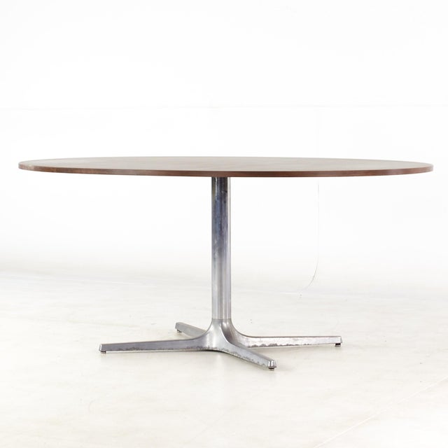 Chromcraft Mid Century Dining Table With Knoll Style Laminate Top ...