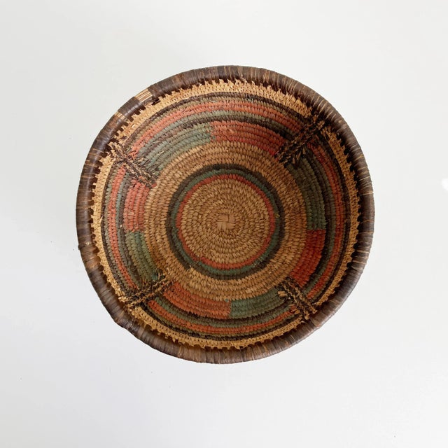 Late 20th Century Nigerian Hausa Basket | Chairish