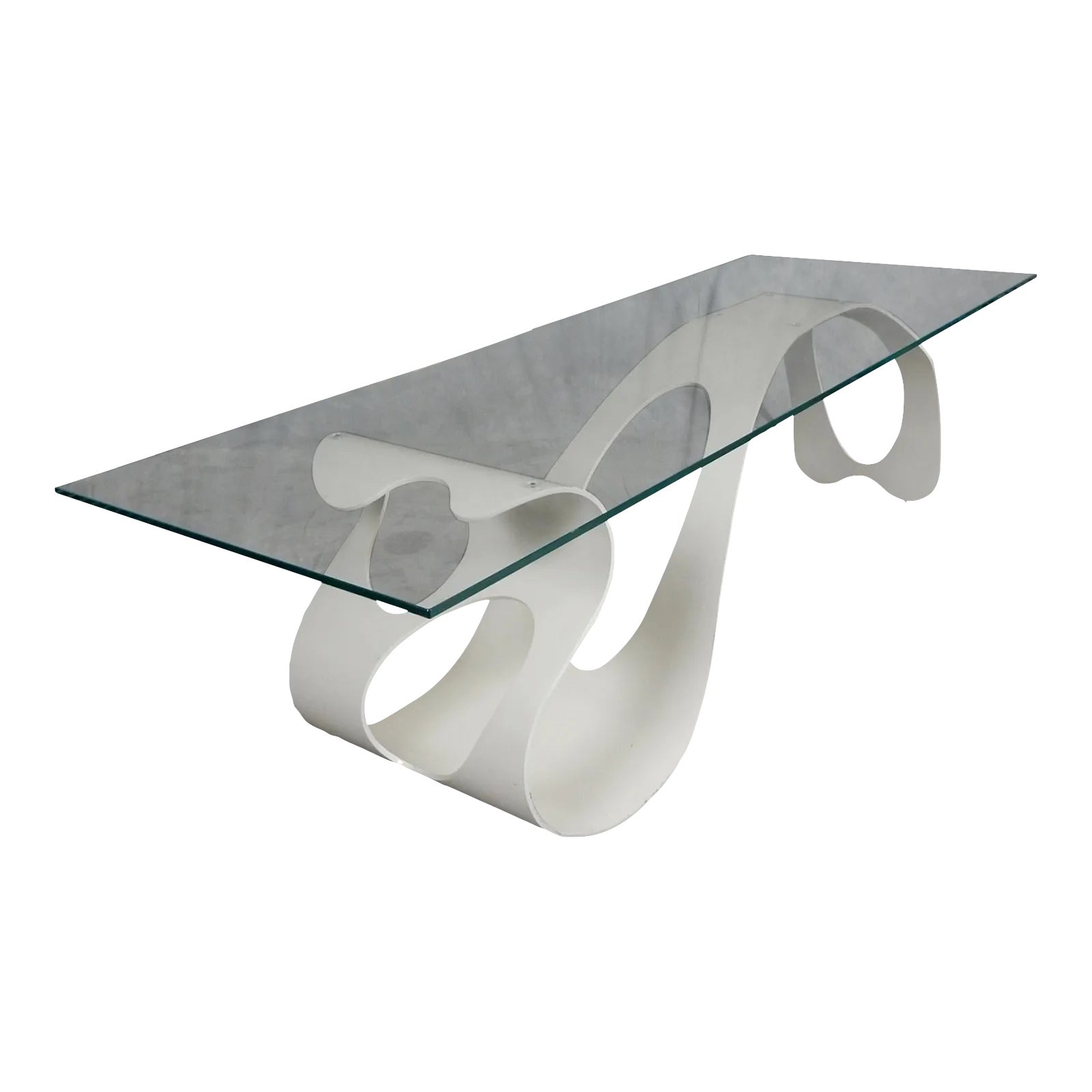Modernist Sculpture Coffee Table After Carlo Mollino Arabesque, in ...