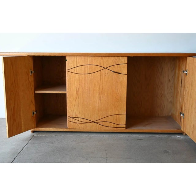 Bespoke Cabinet With Carved Inlay by Robert Squire Bierbaum, 1995 ...