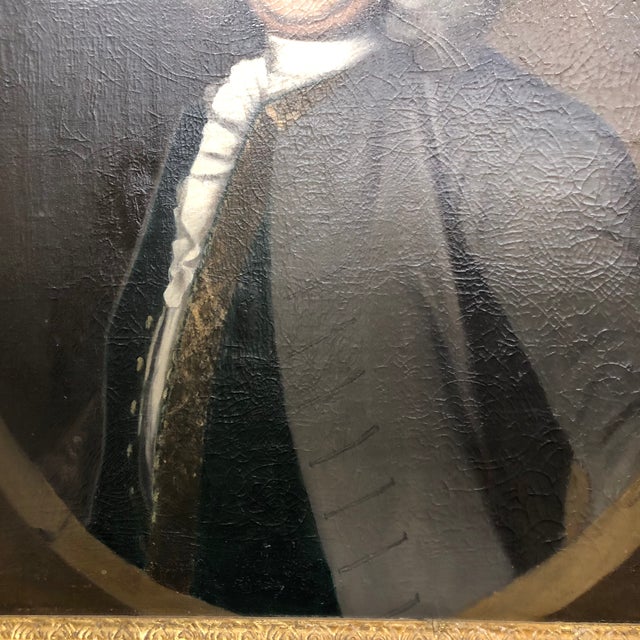 Pair of 18th Century English Portrait Paintings, Framed | Chairish