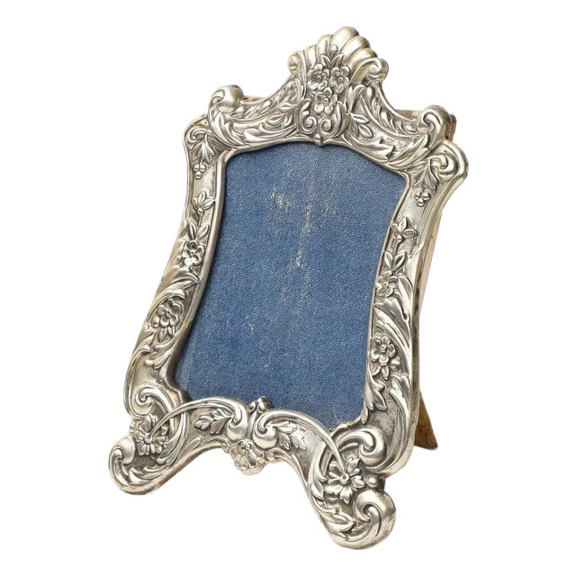 Antique English Silver Frame | Chairish