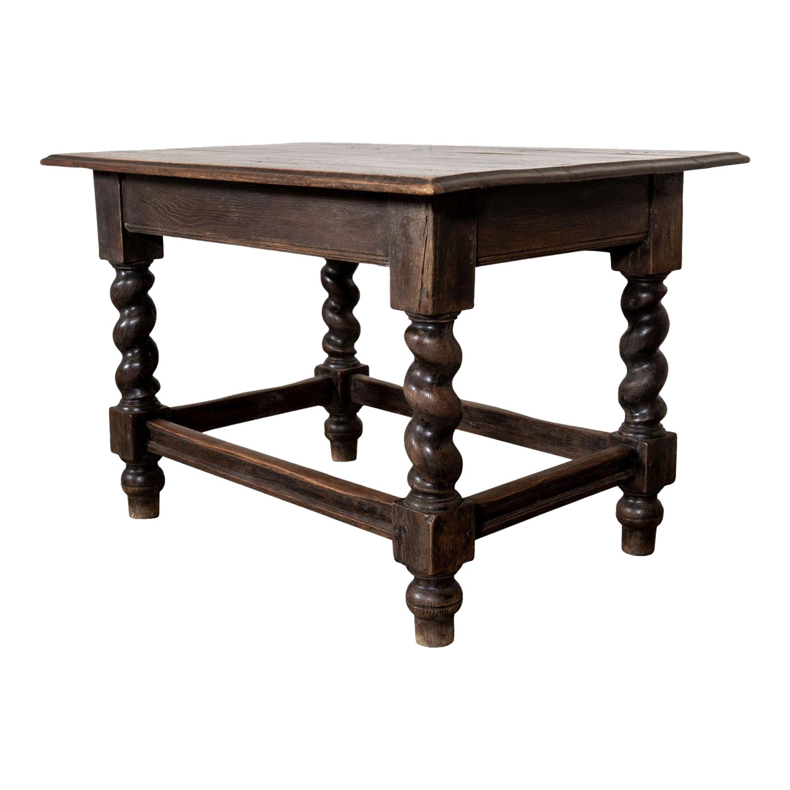 Antique Wooden Side Table | Chairish