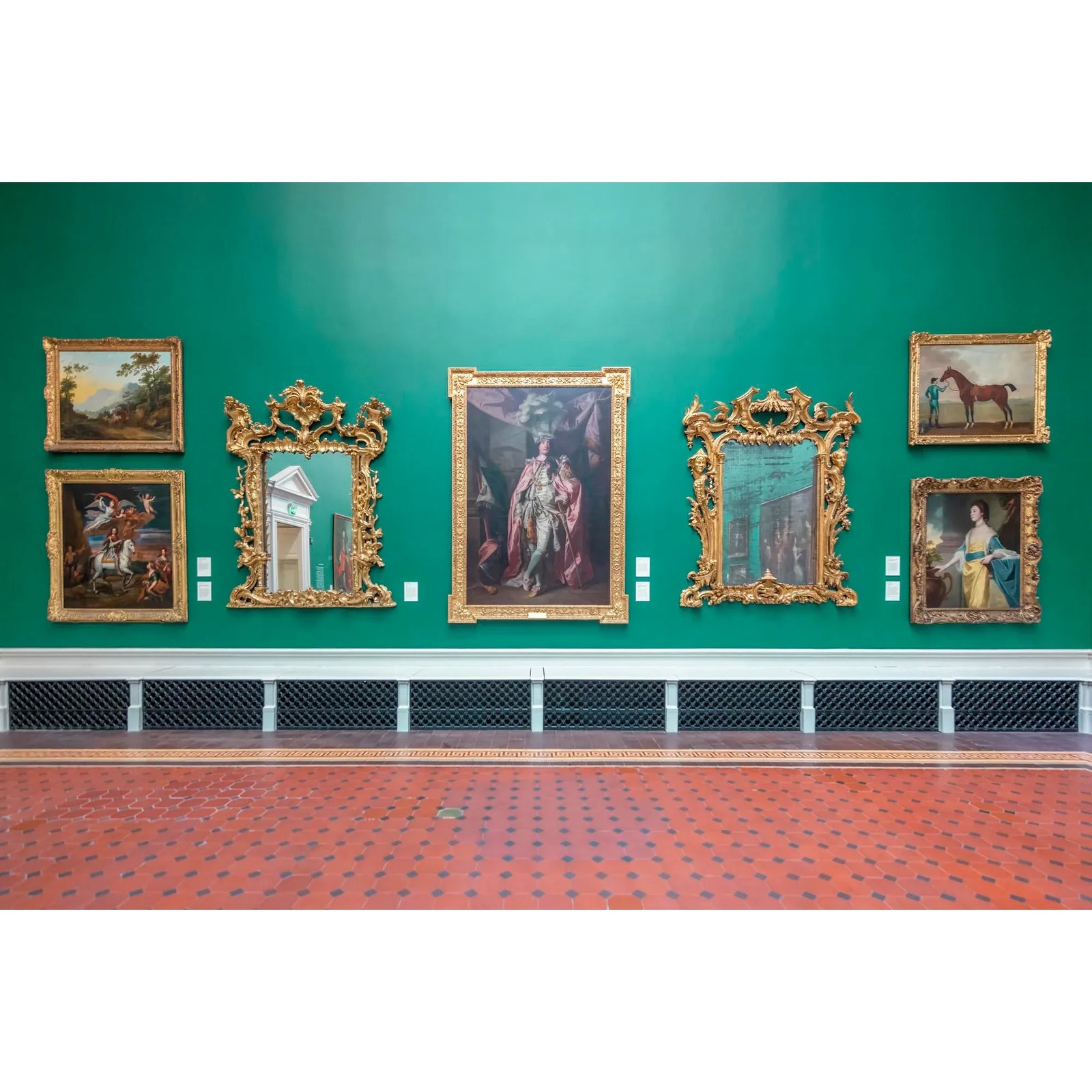 Dublin Museum, Portraits in Large Frames Interior Scene Contemporary ...