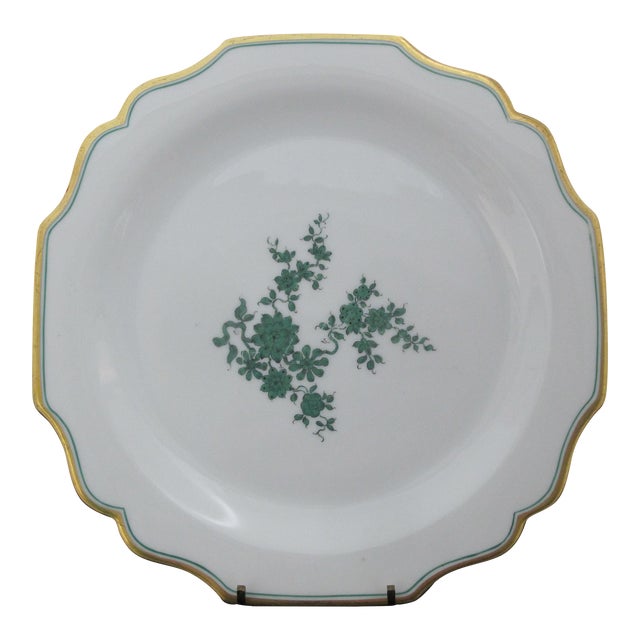 Wien Augarten Vienna Prince Eugene Green Flower Belvedere 9 1/2" Dinner ...