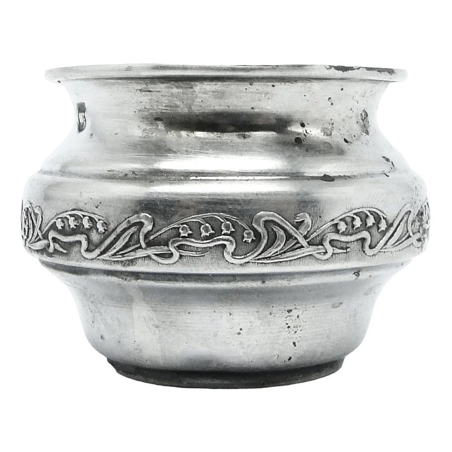 Art Nouveau Silver Salt Holder, Former Austro-Hungarian Empire, 1900s ...