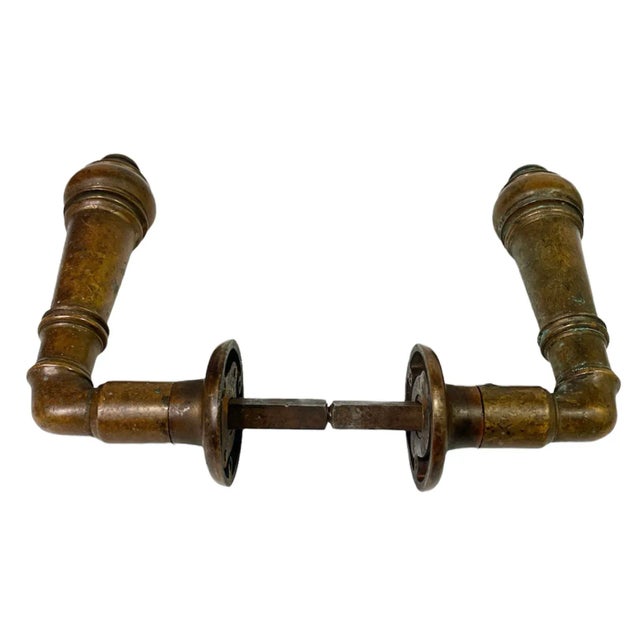 Late 19th Century French Bronze Lever Handle Door Knobs - Set of 2 ...