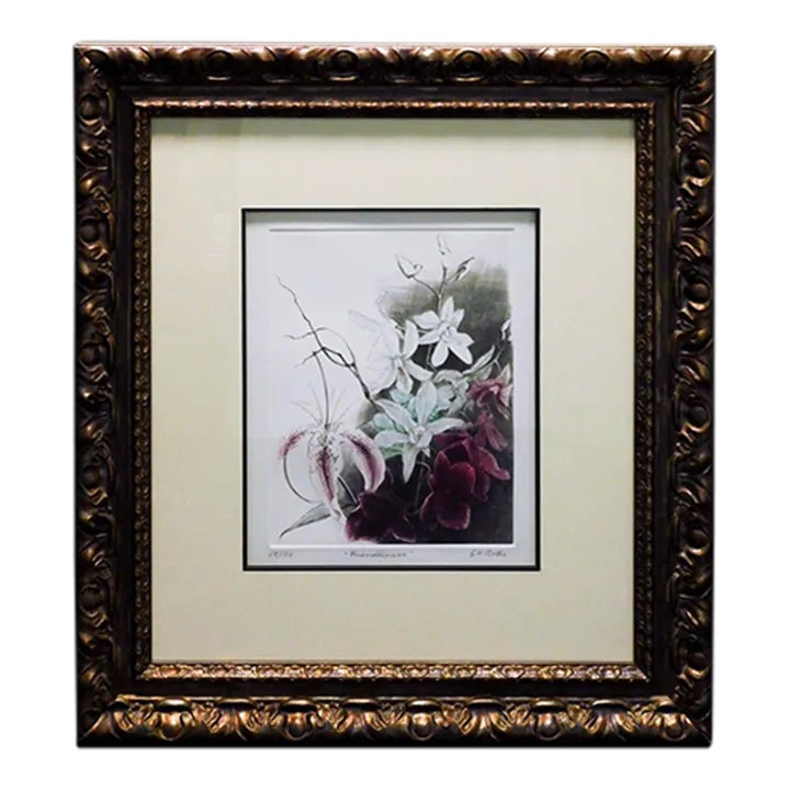 GH Rothe "Friendliness" Mezzotint Etching Hand Signed Artwork | Chairish