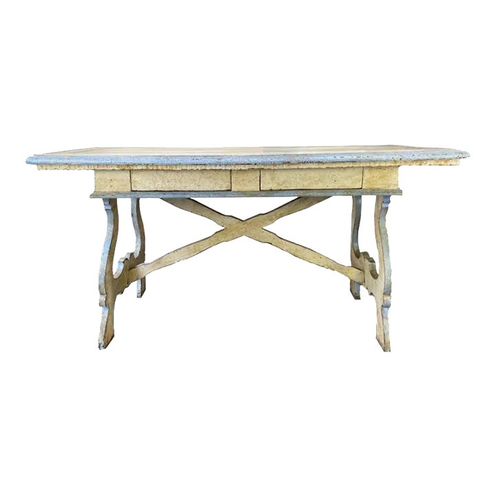 19th Century Saint Philippe Lacetta Desk/Table | Chairish