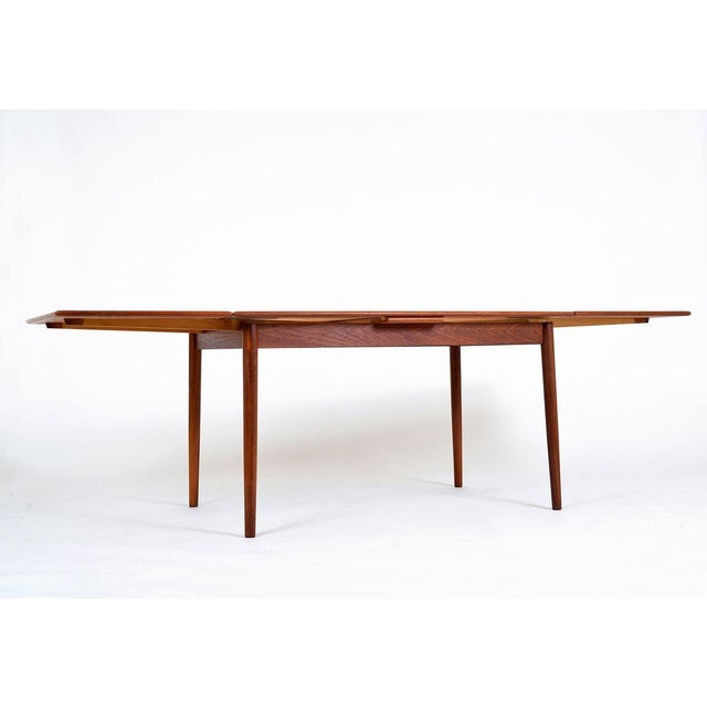 Mid-Century Danish Modern Teak Extending Dining Table from AM Mobler ...