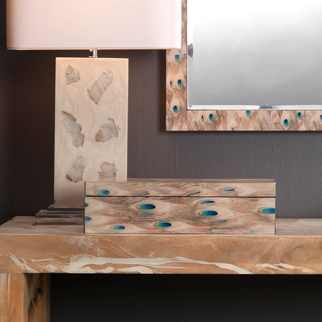 Plume Rectangle Box | Chairish