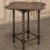 Antique Drop Leaf Spool Leg End Table | Chairish