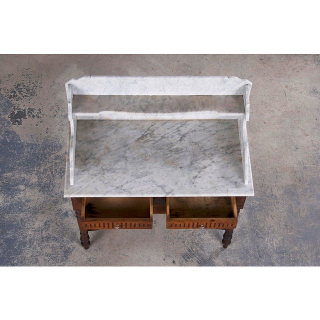 Antique Country French Louis Philippe Style Provincial Maple Wash Table ...