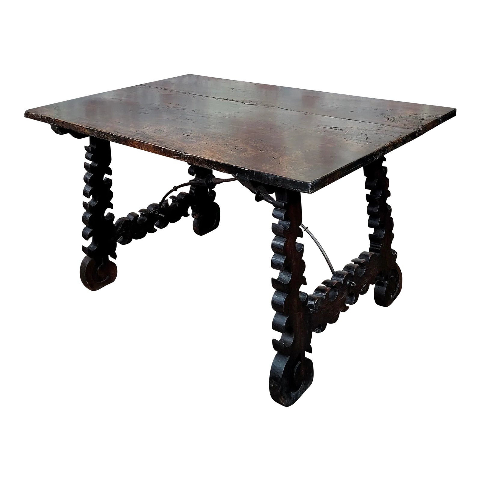 19th Century Spanish Colonial Dining Table | Chairish