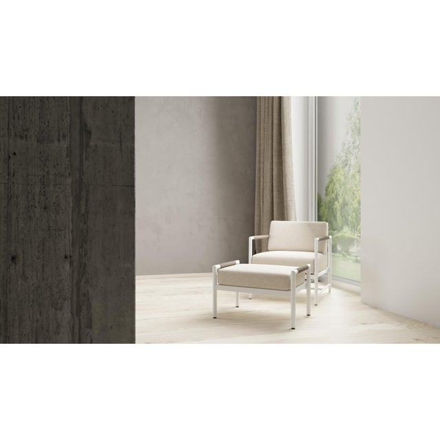 Sabbia Club Chair in Echo Ash, No Welt | Chairish