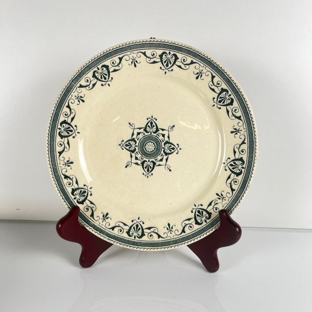 Antique Admiral Ironstone Dessert Plates from Creil & Montereau, 1890s ...