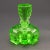 Green Art Deco Glass Flacon, 1930s | Chairish