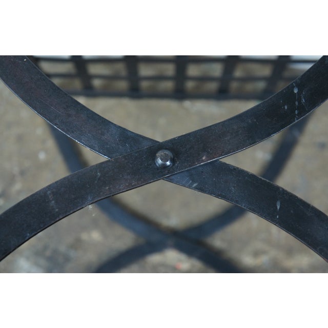 Vintage Folding Iron Luggage Rack | Chairish