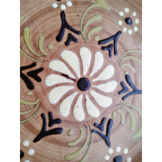 1950s Tradionnal Alsacian Terracotta Plate | Chairish