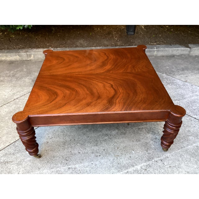 Square Baker Furniture Company Milling Road Square Wood Cocktail Table ...