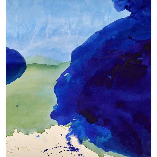 "Untitled 7" Contemporary Abstract Expressionist Color Field Acrylic ...