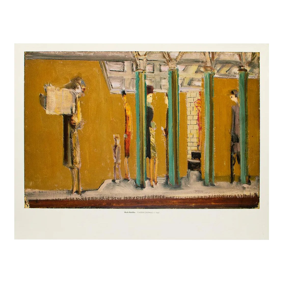 2003 After Mark Rothko "Untitled (Subway)" Poster | Chairish
