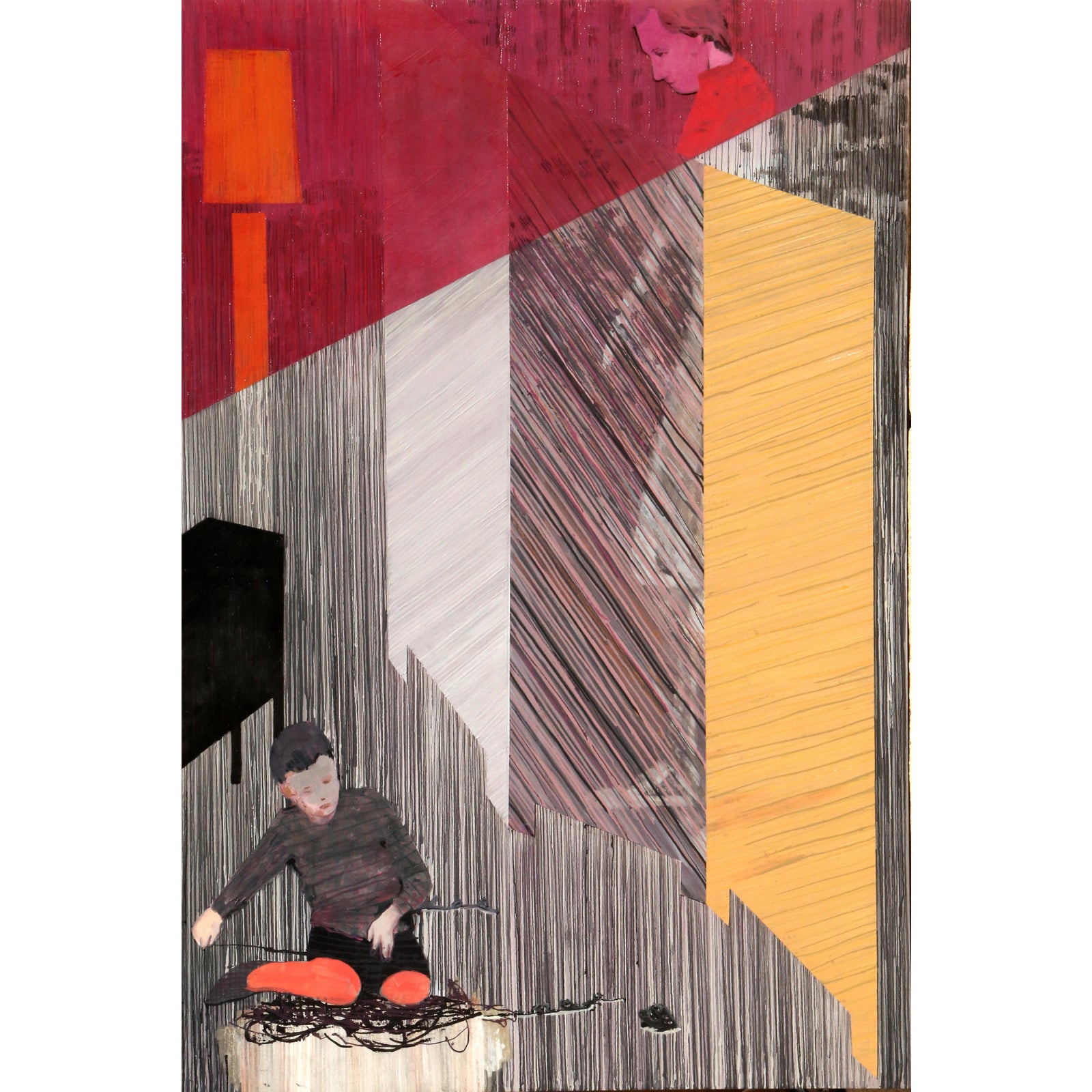 Haavard Homstvedt "Room Divider" Painting | Chairish
