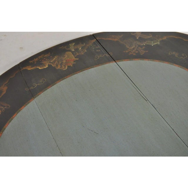 Early 20th Century Antique Chinoiserie Lacquered Chinese Gate Leg Drop ...