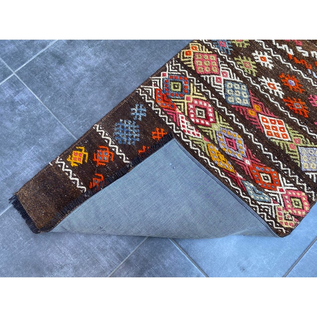 Home Living Vintage Wool Kilim Rug | Chairish