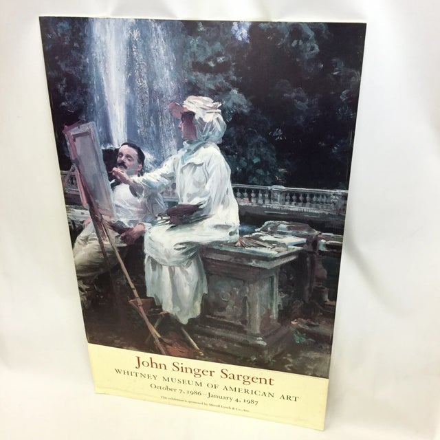 Original Poster of John Singer Sargent 1986 | Chairish