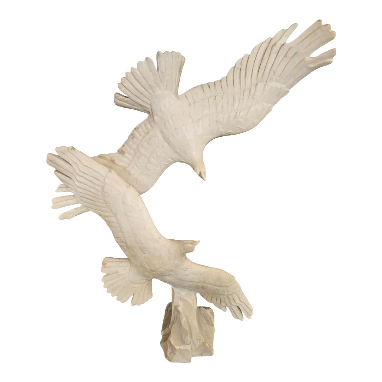Monumental Flying Birds Sculpture | Chairish