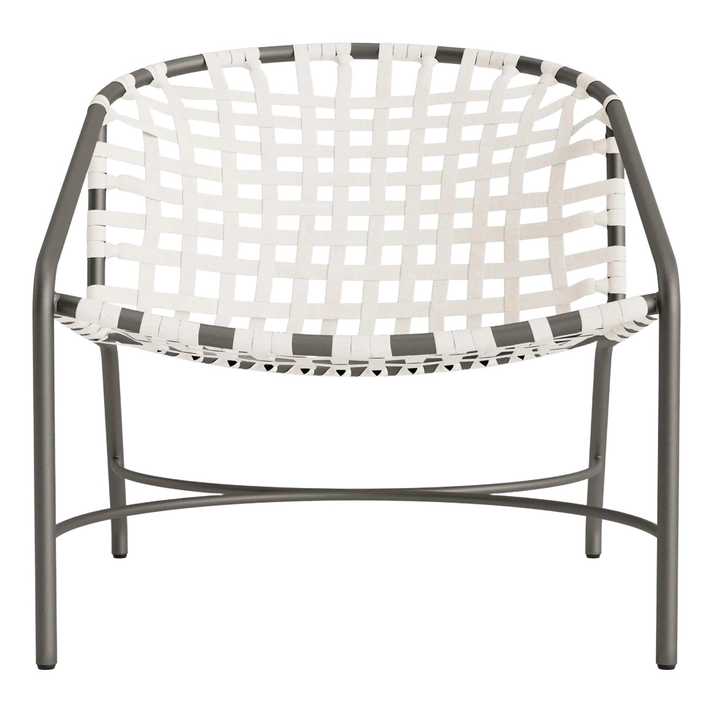 Brown Jordan Kantan Aluminum Suncloth Lounge Chair, Mica frame with ...