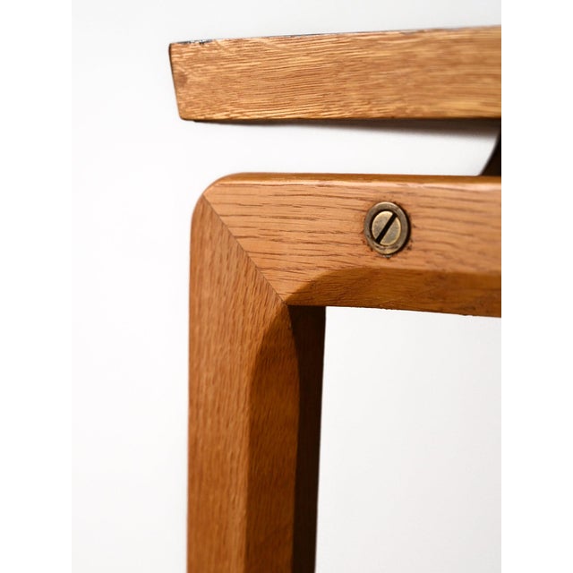 1960s Oak Double-Top Table | Chairish