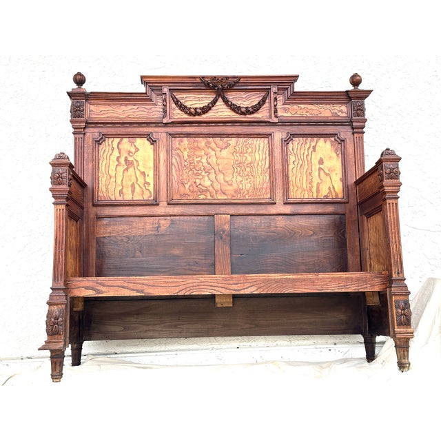 Antique High Back Bench | Chairish