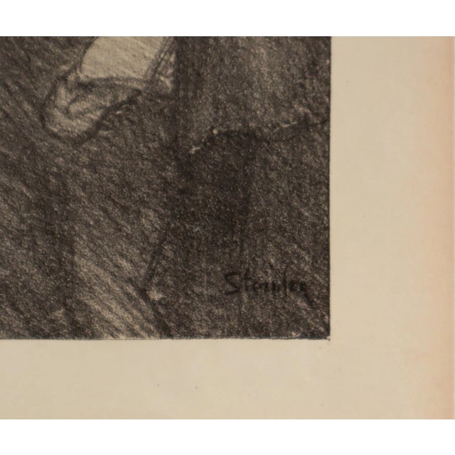 1890s Original French Art Nouveau Illustration, Boisterous Men | Chairish