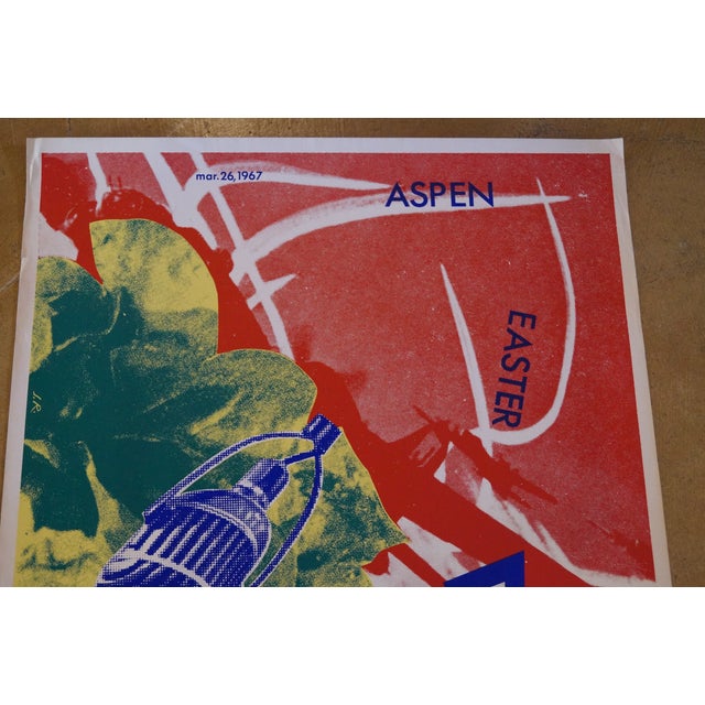 1960s James Rosenquist Aspen Easter Jazz Silkscreen Poster | Chairish