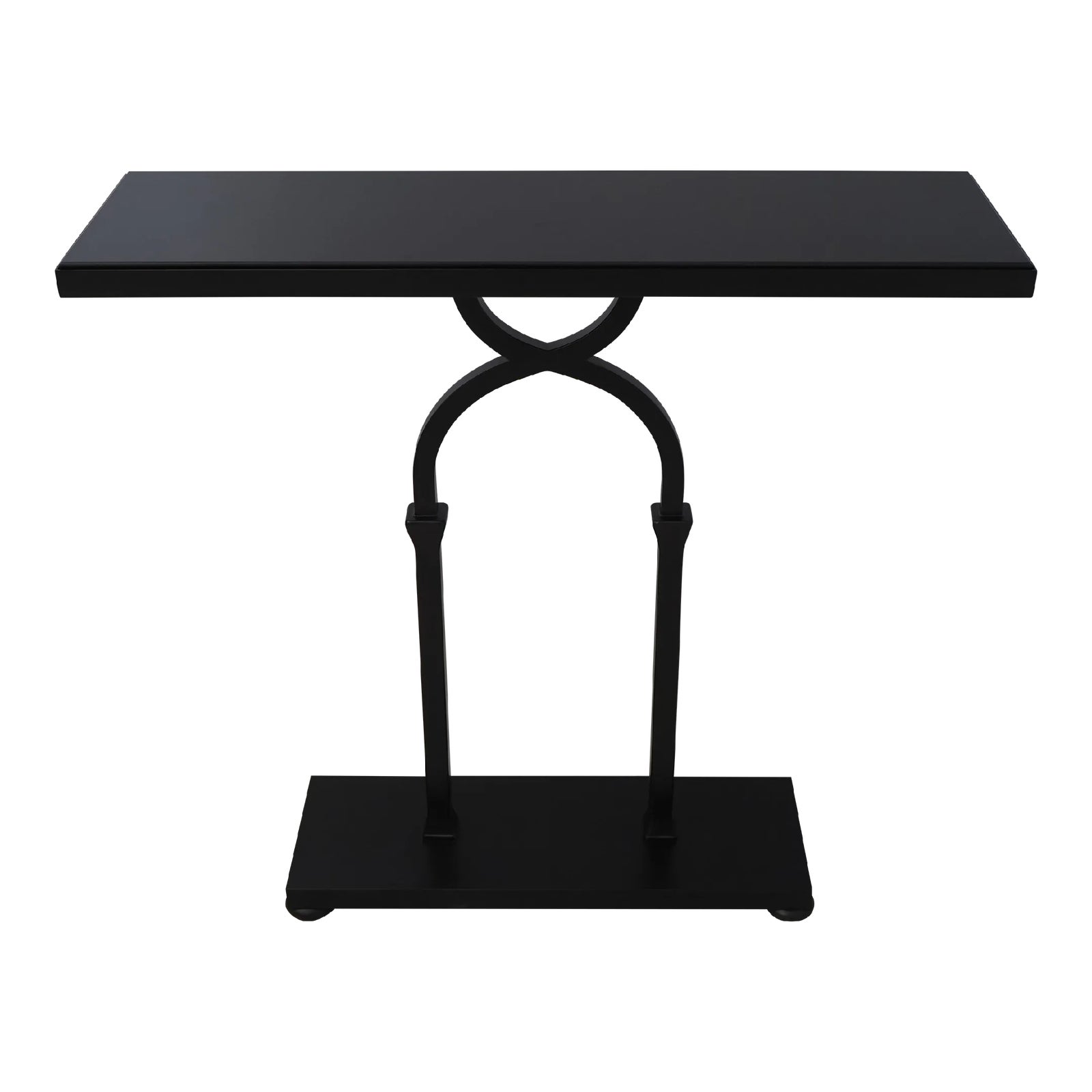 Maitland Smith Hm1008 Slate Top Iron Base Table | Chairish