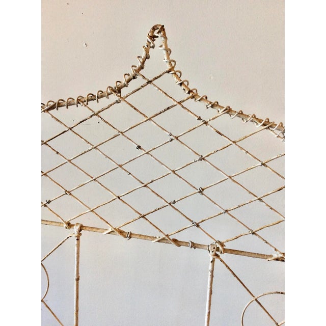 Antique French Wire Garden Plant Stand Iron | Chairish